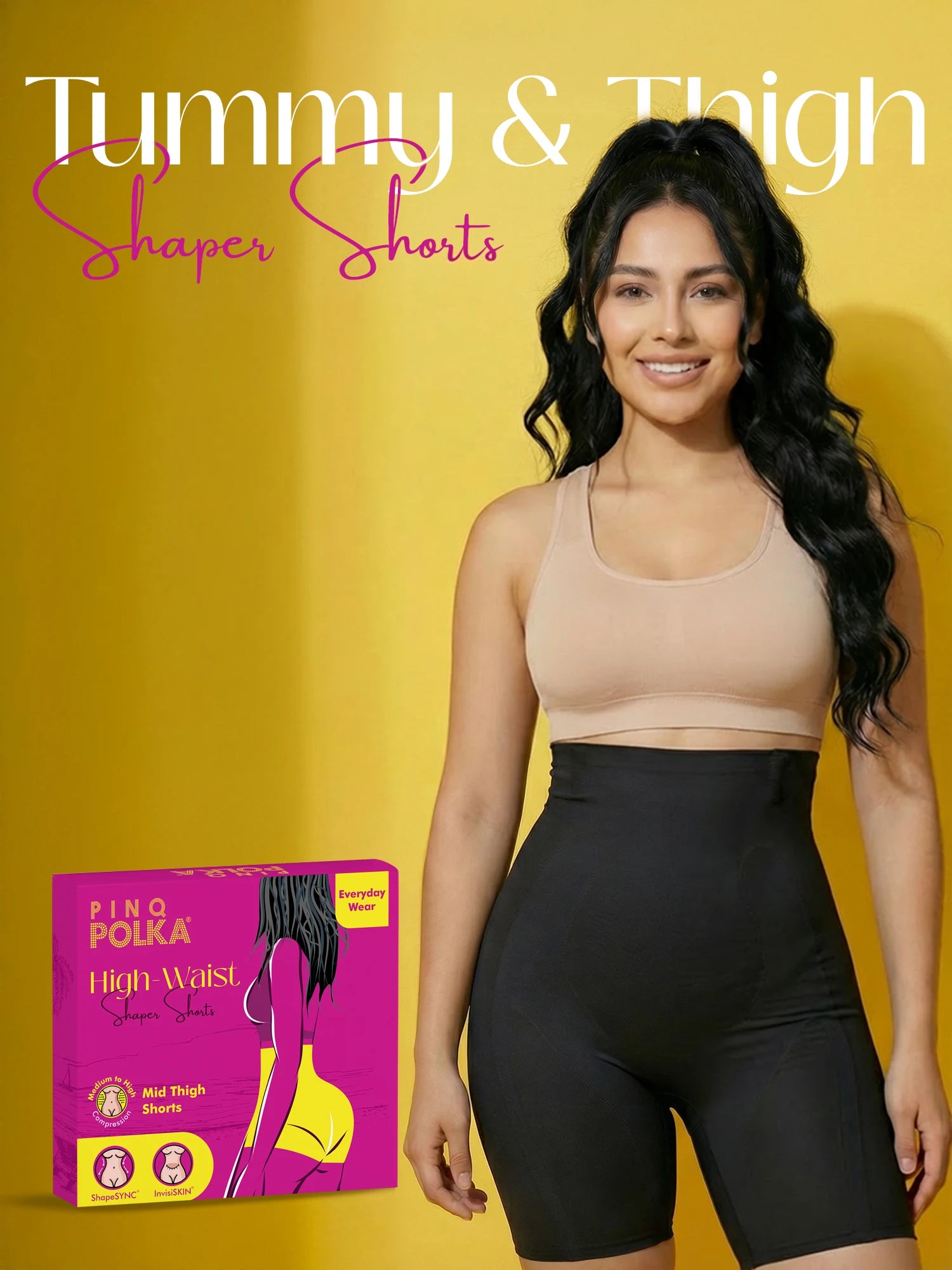 Best High Waist Tummy Control Shaper Shorts – Breathable Medium-High ...