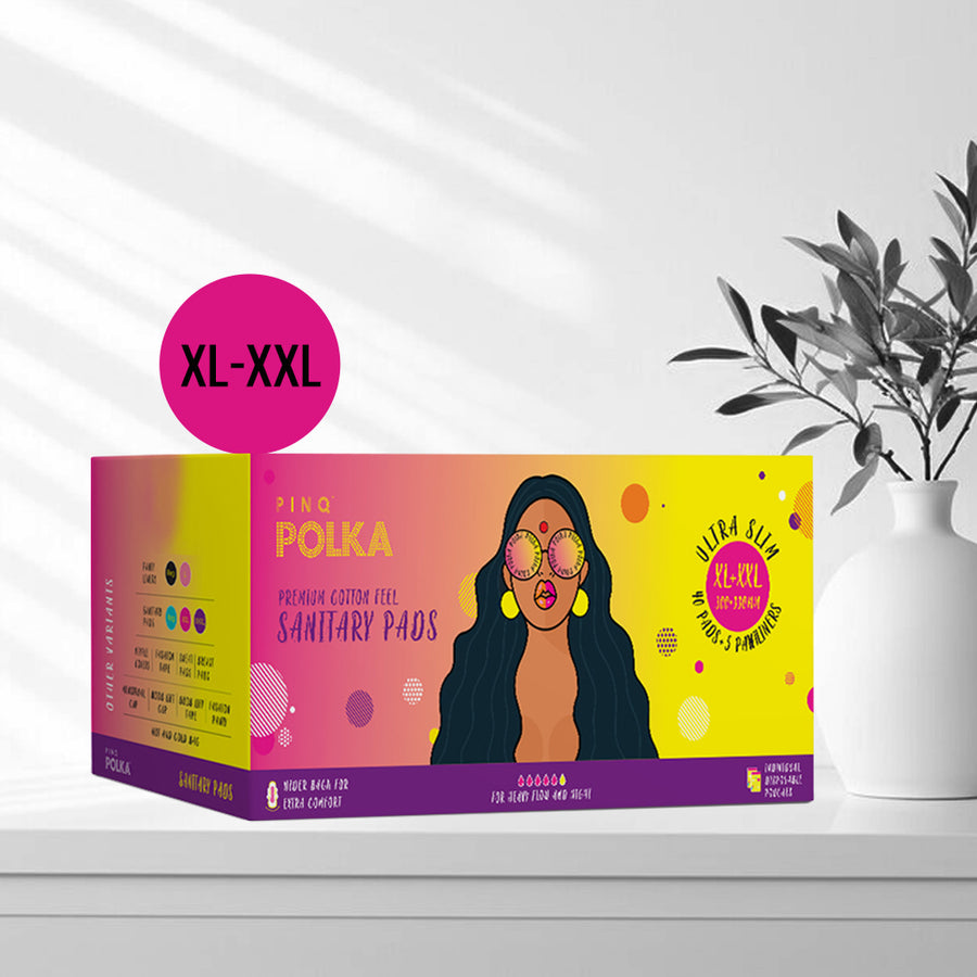Sanitary Pads - XL + XXL (40 Pcs) – PINQ